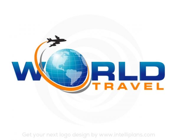 Flat Rate Travel and Tourism Logos by branding experts