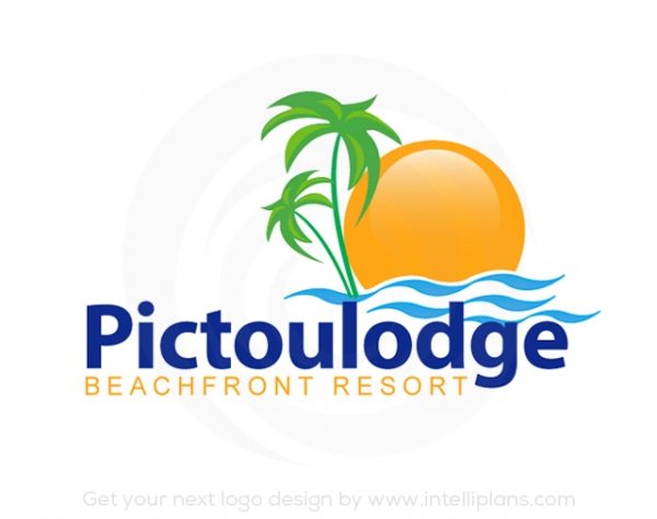 Flat Rate Travel and Tourism Logos by branding experts